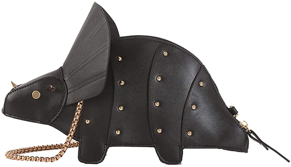 YOUI-GIFTS Shoulder Handbags Women 3D Sequin Dinosaur Purse Animal ...
