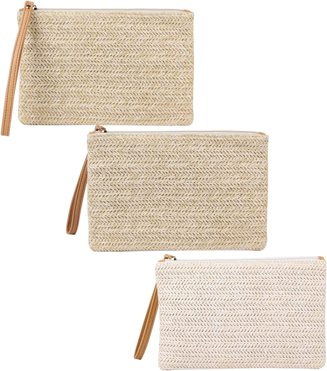 YOUI-GIFTS Straw Clutch Bag for Women Summer Beach Bag Crossbody Bags ...