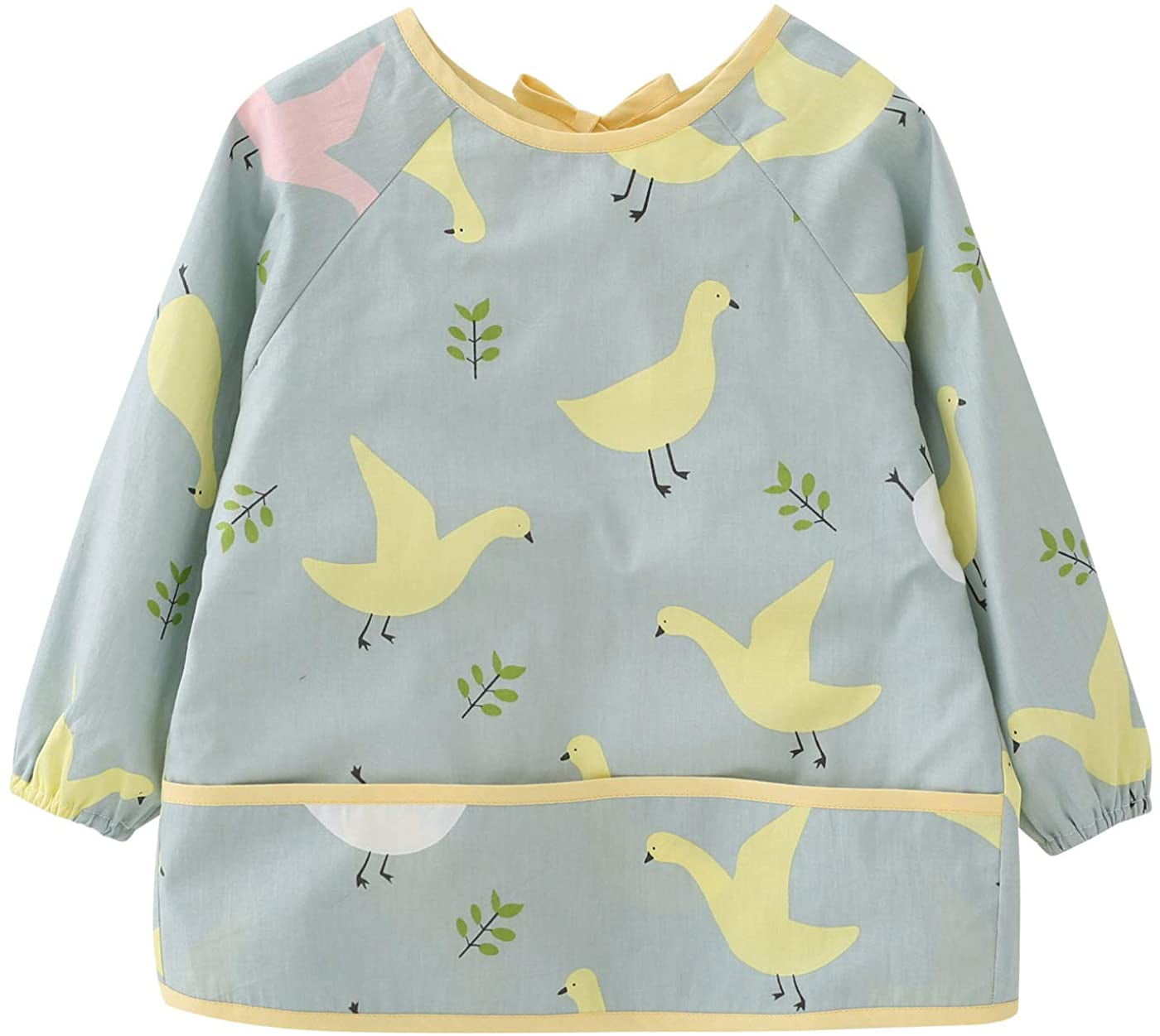 YOUI-GIFTS Toddler Kids Sleeved Smock Waterproof Smock Apron for Eating ...