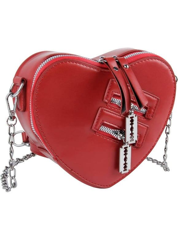 Red Heart Shaped Purse
