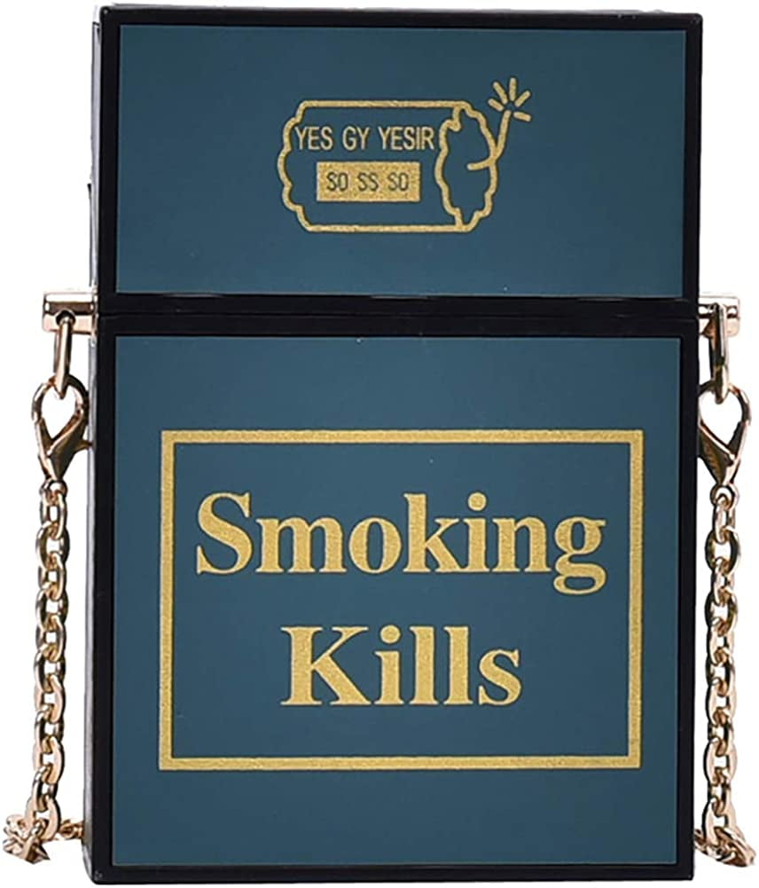 YOUI-GIFTS Women's Stylish Smoking Kill Shoulder Bag Clutch Crossbody ...
