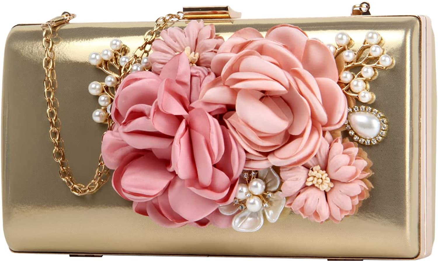 YOUI-GIFTS Womens Elegant Flowers Evening Bags Wedding Clutch Purse ...