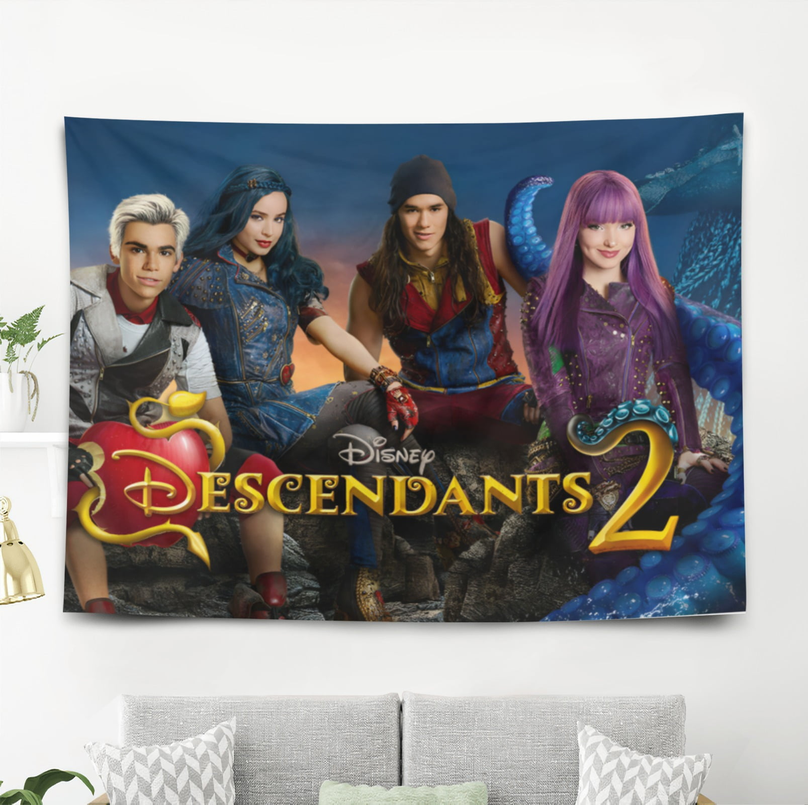 YOUJIANGYUN Descendants -Theme Anti-pilling Tapestry Gift Wall Hanging ...