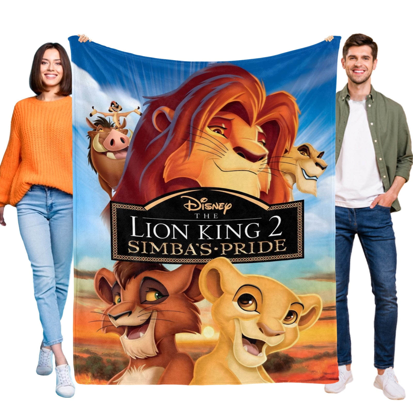 YOUJIANGYUN Lion King Simba-themed Pals Plush Throw Blanket Gifts for ...