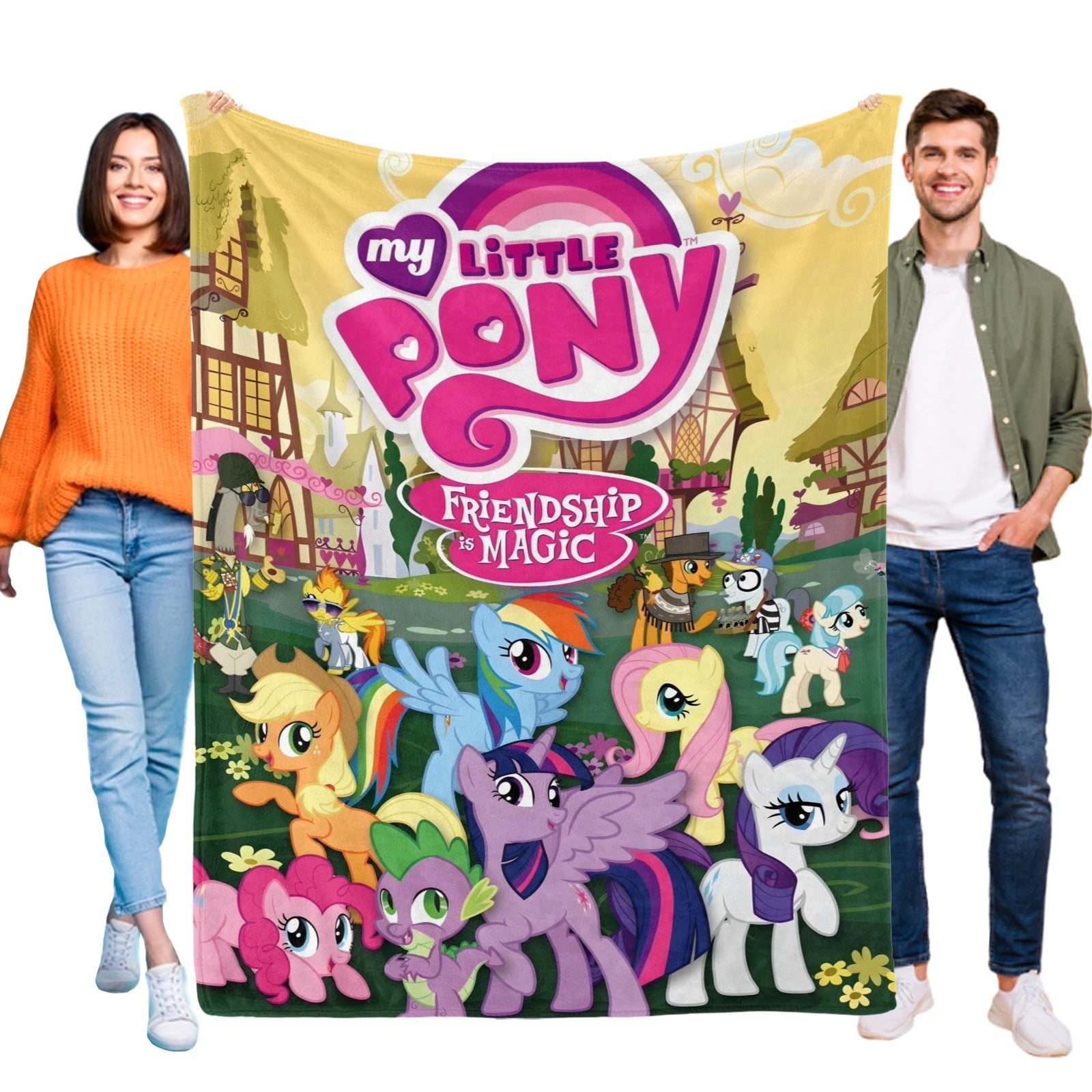 YOUJIANGYUN My Little Pony-themed Pals Plush Throw Blanket Gifts for ...