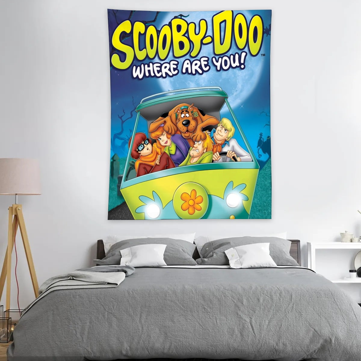 YOUJIANGYUN Scooby doo-Theme Anti-pilling Tapestry Gift Wall Hanging ...