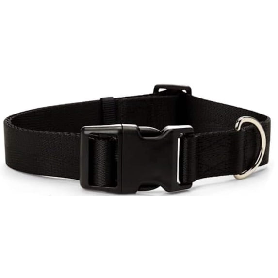 YOULY "The Classic" Dog Collar XL/XXL - BLACK - Walmart.com