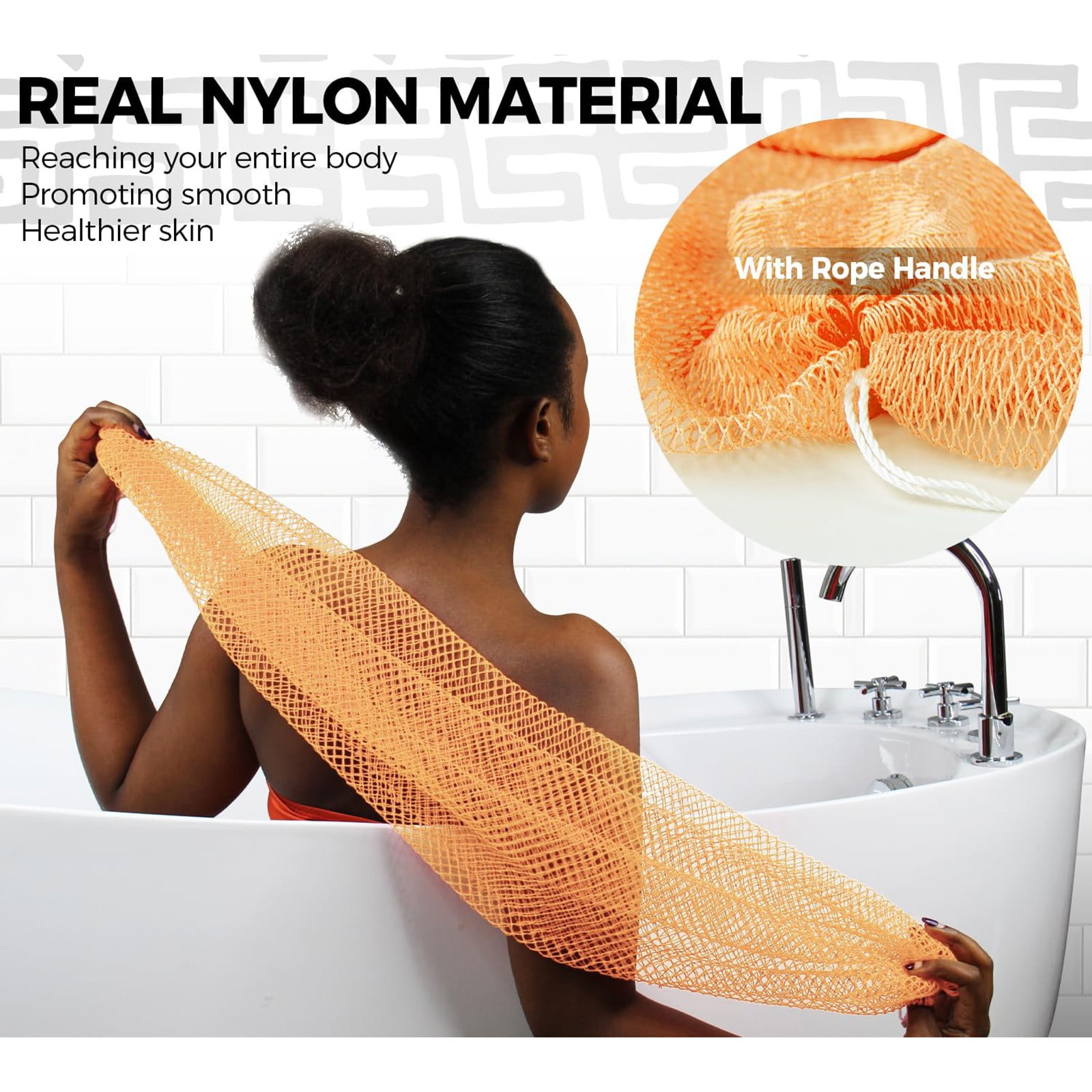 YOUMAI African Net Sponge Real African Exfoliating Body Scrubber Sponge ...