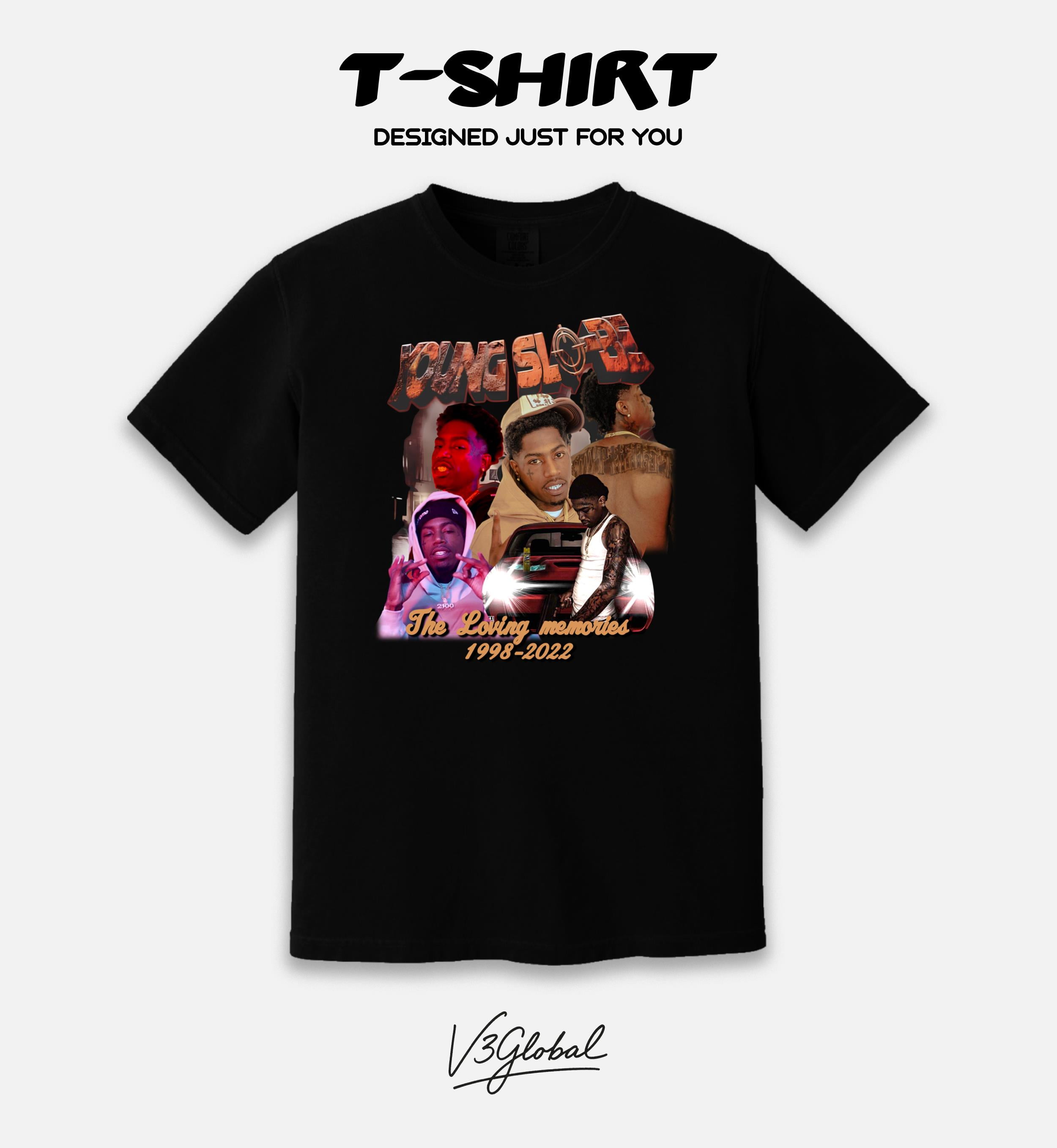 YOUNG SLOBE California Rapper Music Artist Fan Comfort Color T-Shirt ...