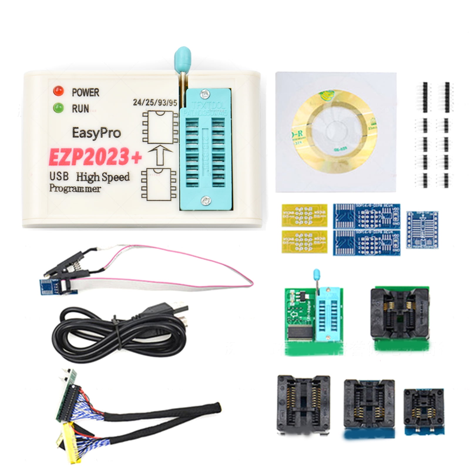 YOUNGNA USB SPI Programmer EZP2023 High-speed EZP 2023 Support 24 25 93 95 EEPROM BIOS - Walmart.com