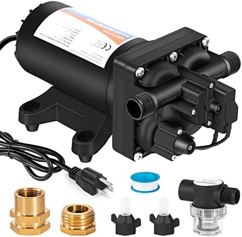 YOUNGTREE 110V Water Pump with Pressure Switch include Power Plug 5.5 ...
