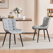 Art Leon Dining Chairs Set of 2, Rattan Upholstered Kitchen Chair with ...