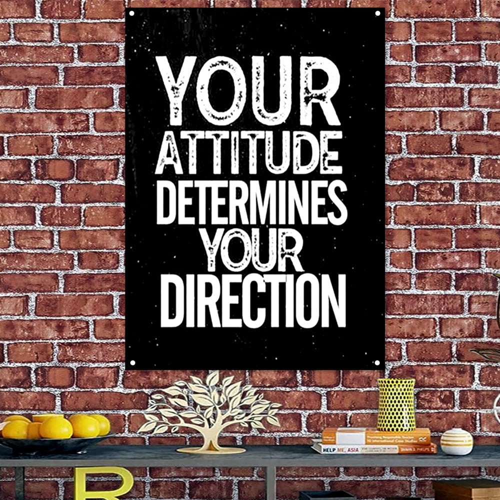 YOUR ATTITUDE DETERMINES YOUR DIRECTION - Success Inspirational Poster ...