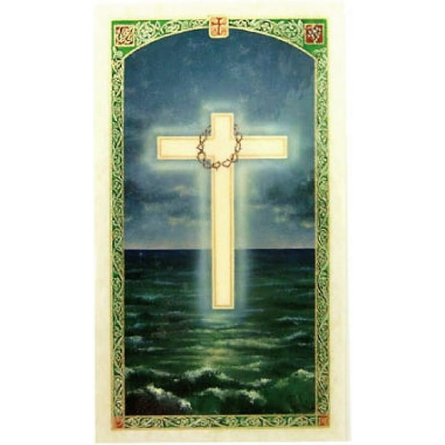 YOUR CROSS ENGLISH HOLY CARD LAMINATED PRAYER CARDS - Walmart.com