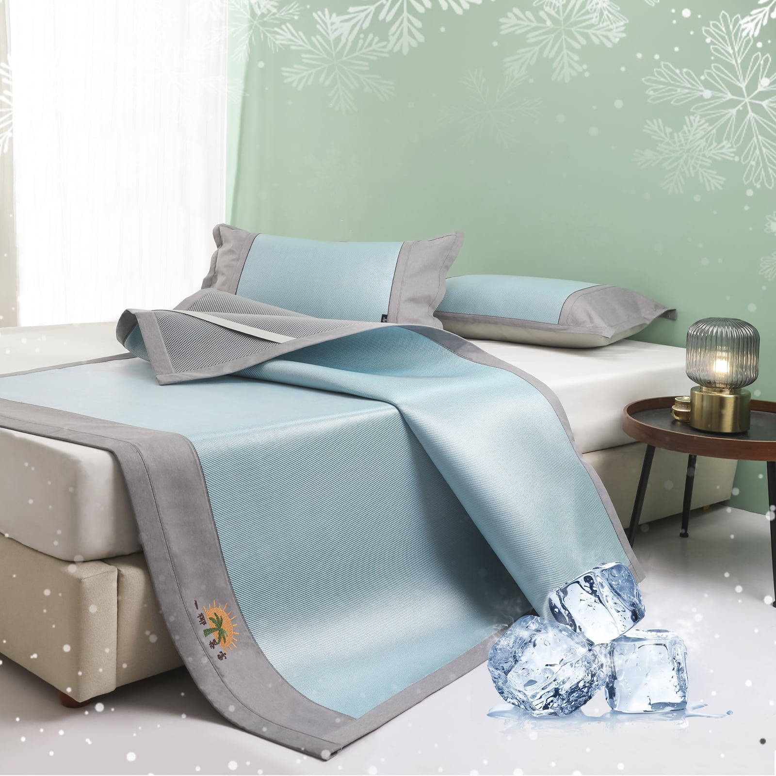 YOUR MOON Cooling Mattress Pad, Cold Touch Mattress Protector Topper ...