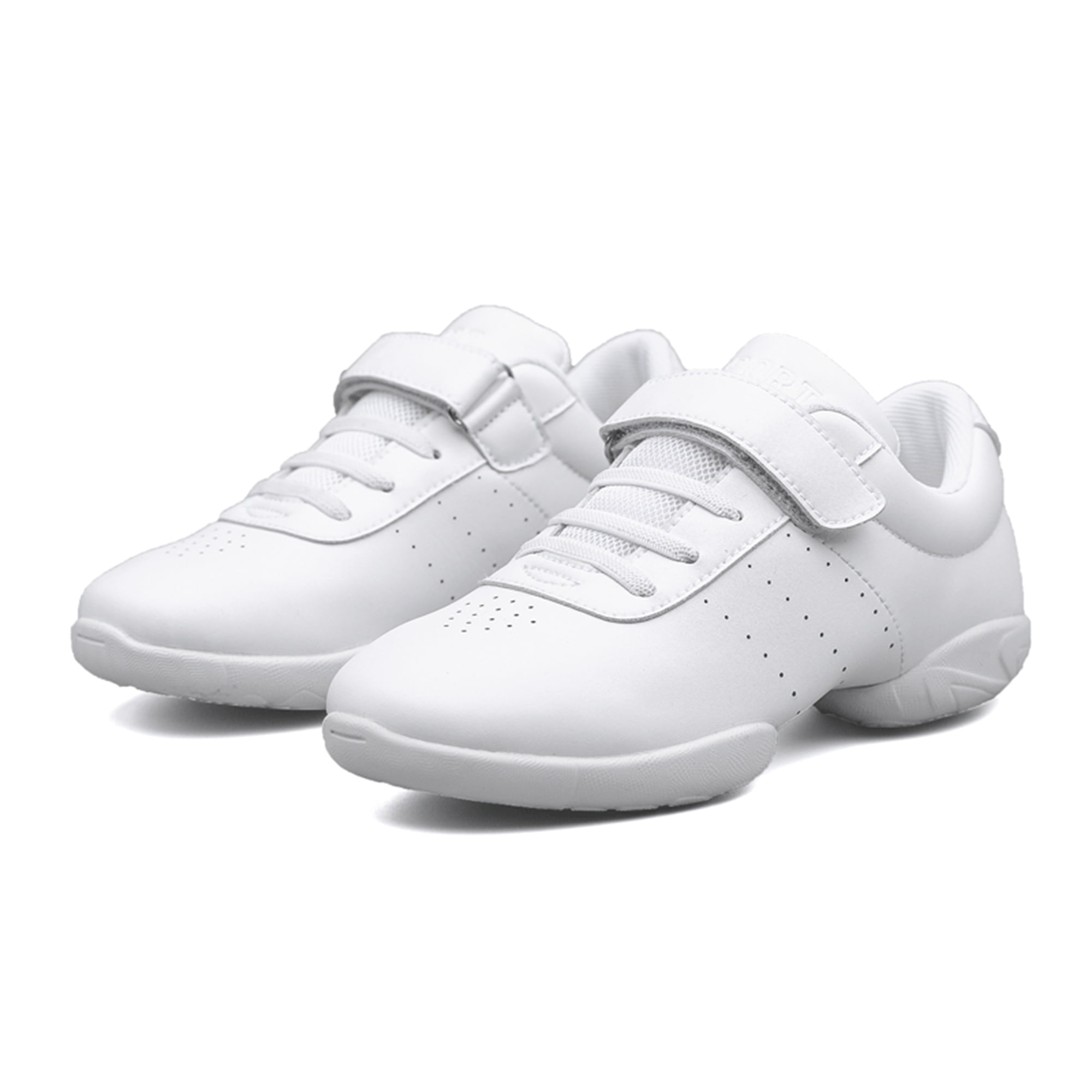 YOURDIARY Cheer Shoes for Youth Girls, White Varsity Cheerleading Shoes for Youth, Breathable ...