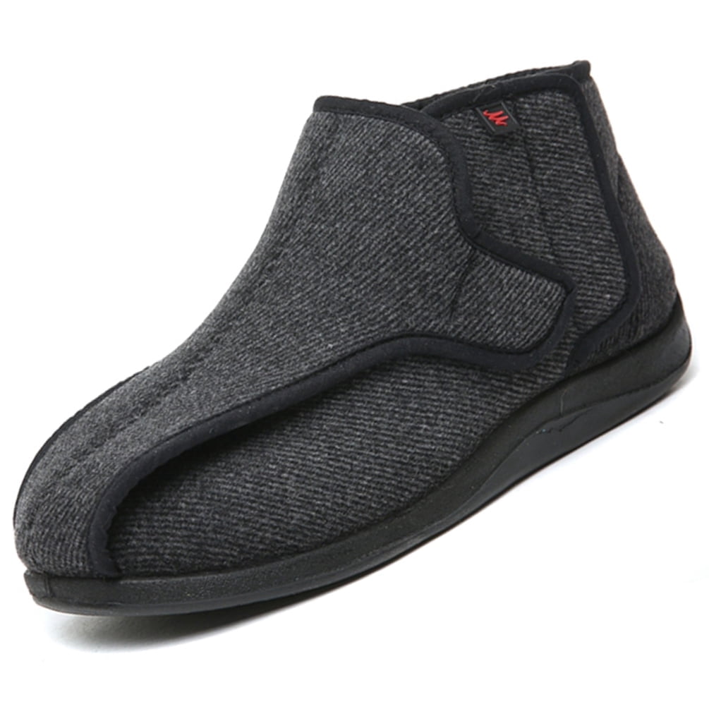 YOURDIARY Diabetic Shoes Ankle Boots for Men Edema Adjustable Memory ...