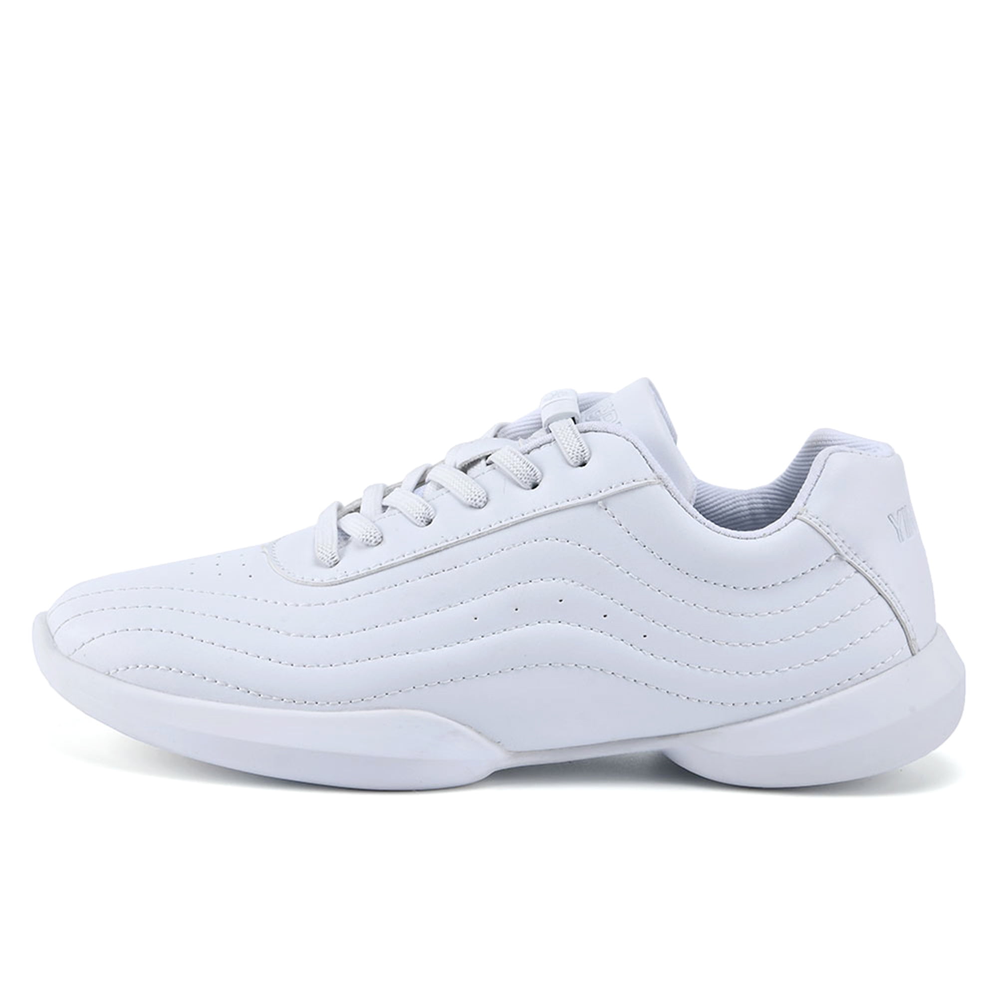 YOURDIARY Girls White Cheer Shoes Lightweight Cheerleading Shoes ...
