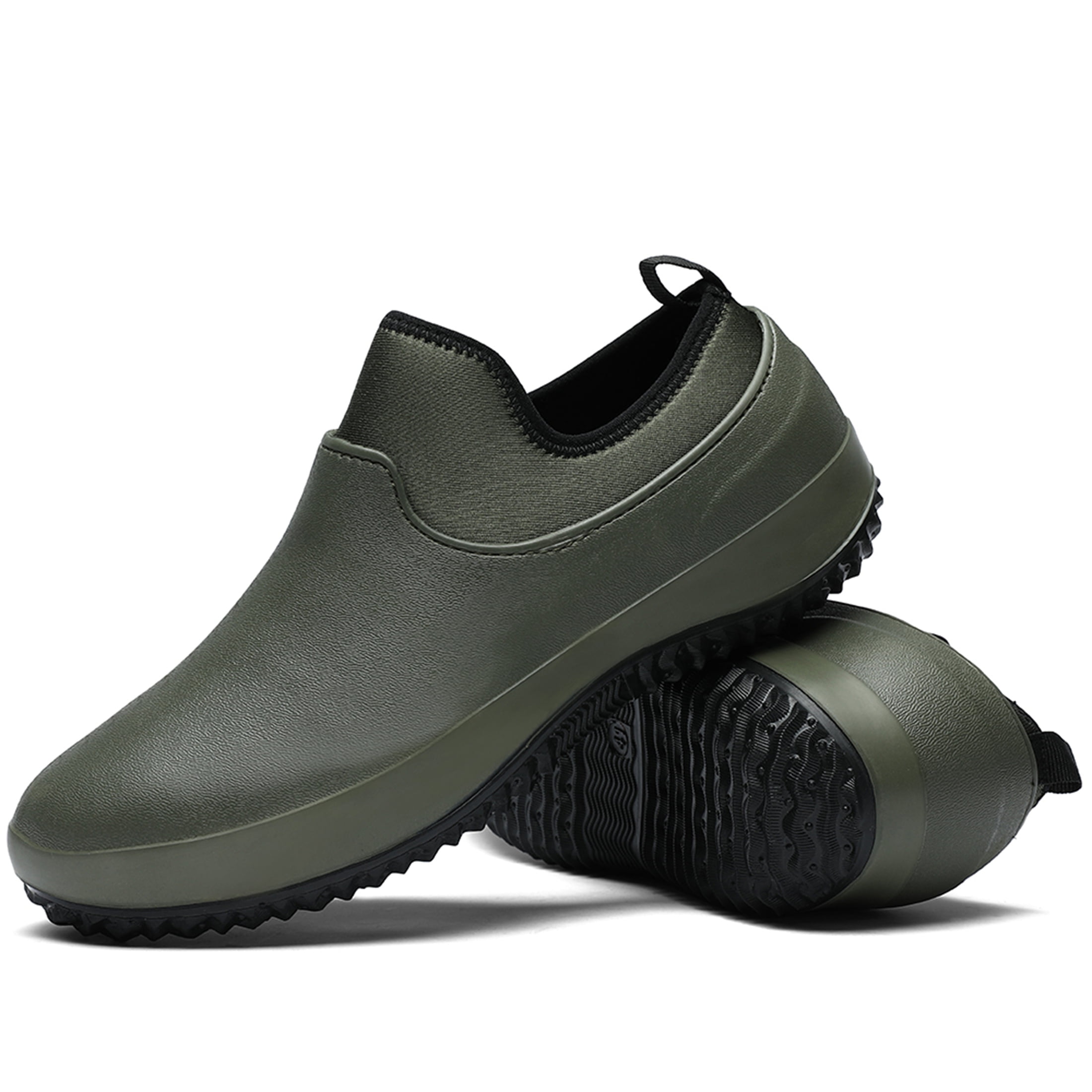 YOURDIARY Mens Chef Shoes Skid-Resistant Waterproof Work Shoes ...