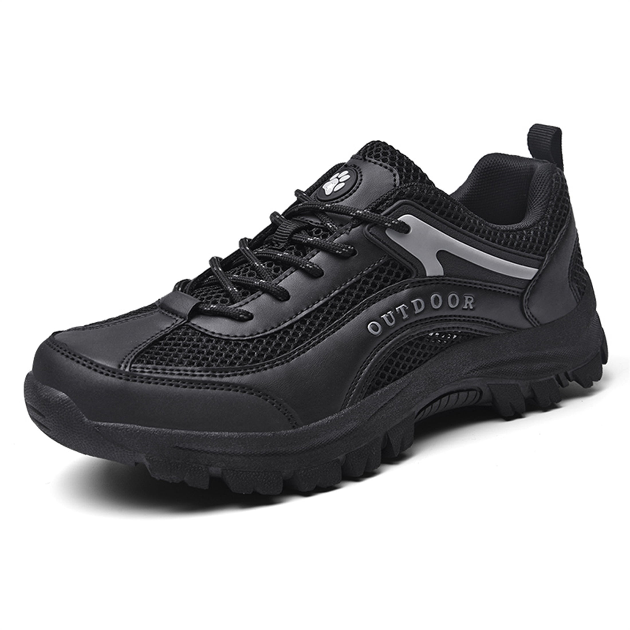 YOURDIARY Mens Hiking Shoes Lightweight Breathable Outdoor Trekking ...
