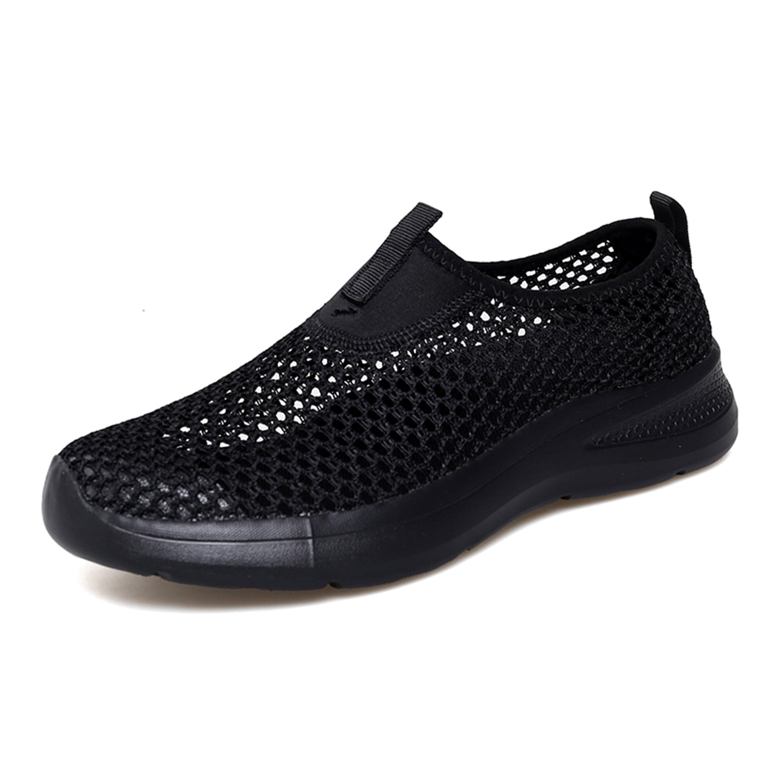 YOURDIARY Women's Comfort Low Vamp Slip On Sneaker, Wide Width Mesh ...