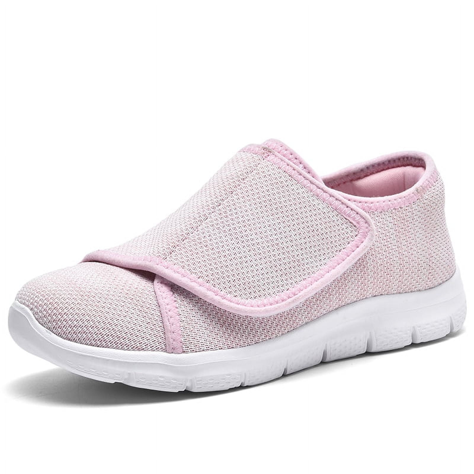 YOURDIARY Women's Diabetic Shoes Walking Shoes Adjustable Closure ...