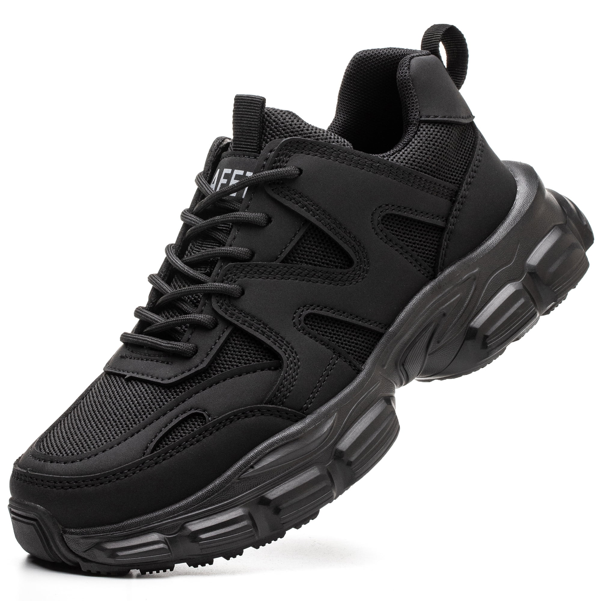 YOURDIARY Women's Fashion Steel Toe Work Shoes, Anti-Puncture Slip ...
