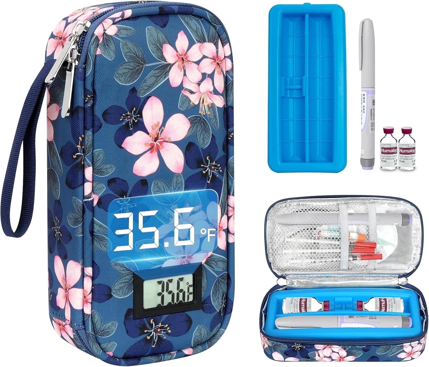YOUSHARES Insulin Cooler Travel Case for Pen & Vials - TSA Approved ...