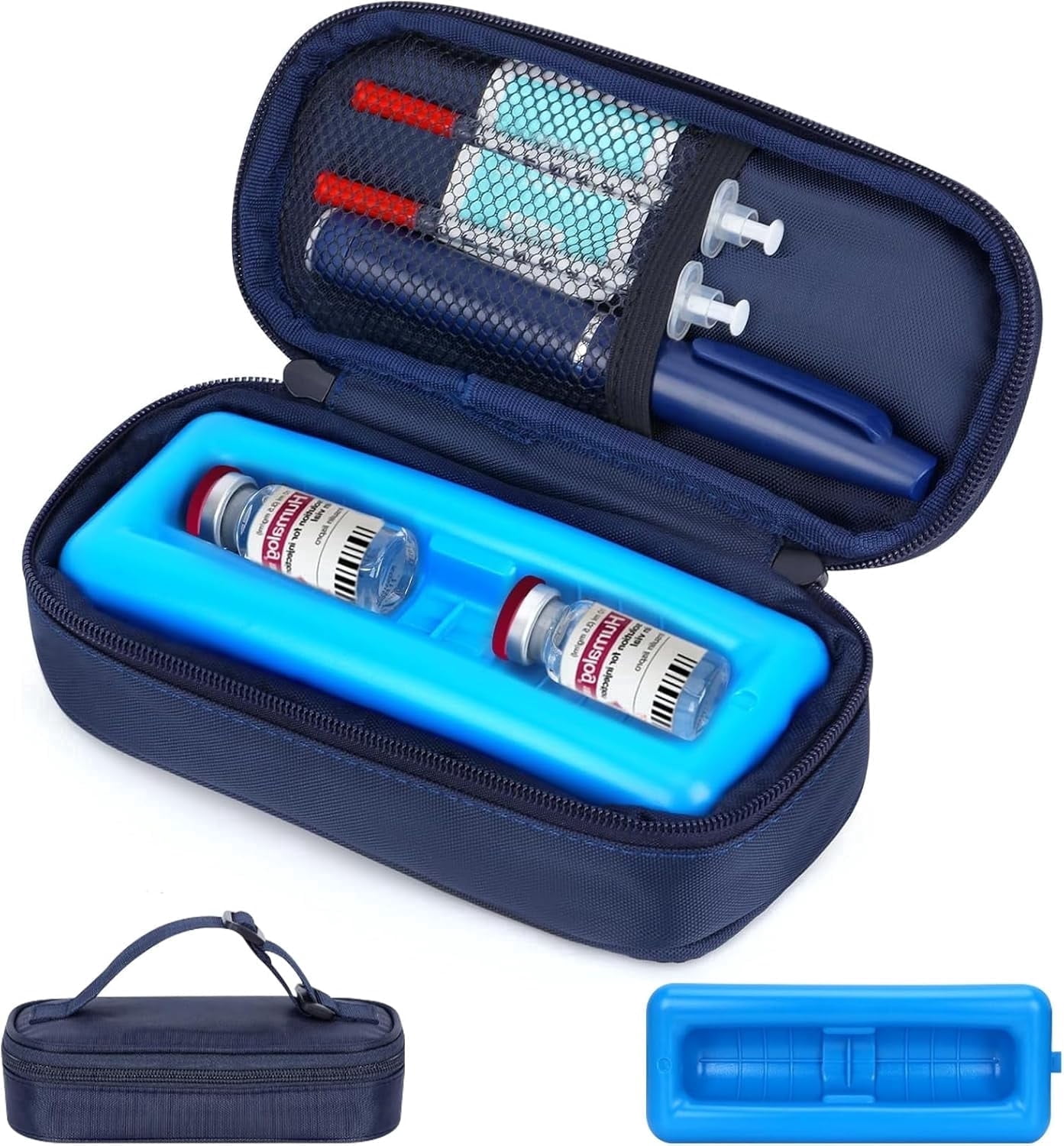 YOUSHARES, Insulin Vial Cooler Travel Case, TSA Approved, Blue ...