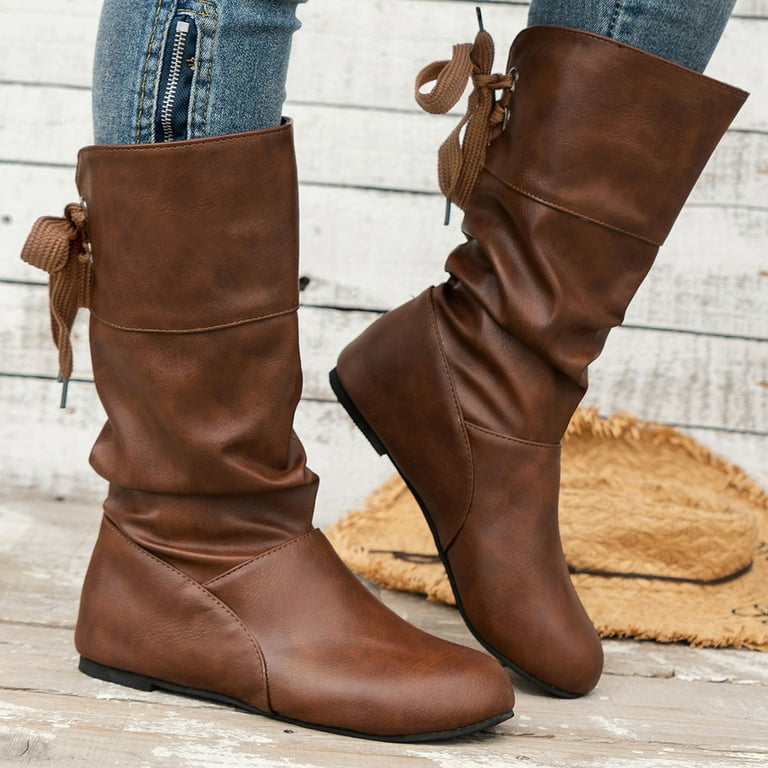 brown ladies boots size 7