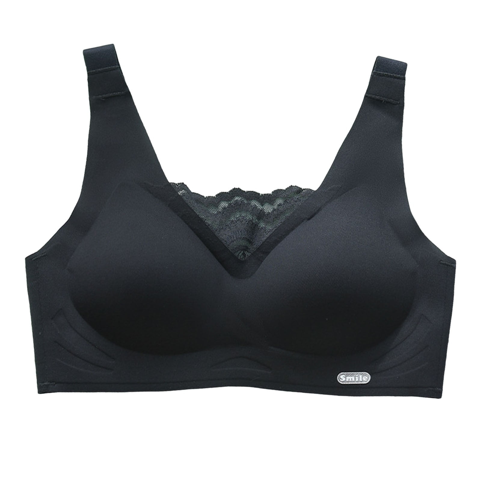 YOUSNH Non Wired Bra Women's Padded Full Cup Bra Without Underwire with ...