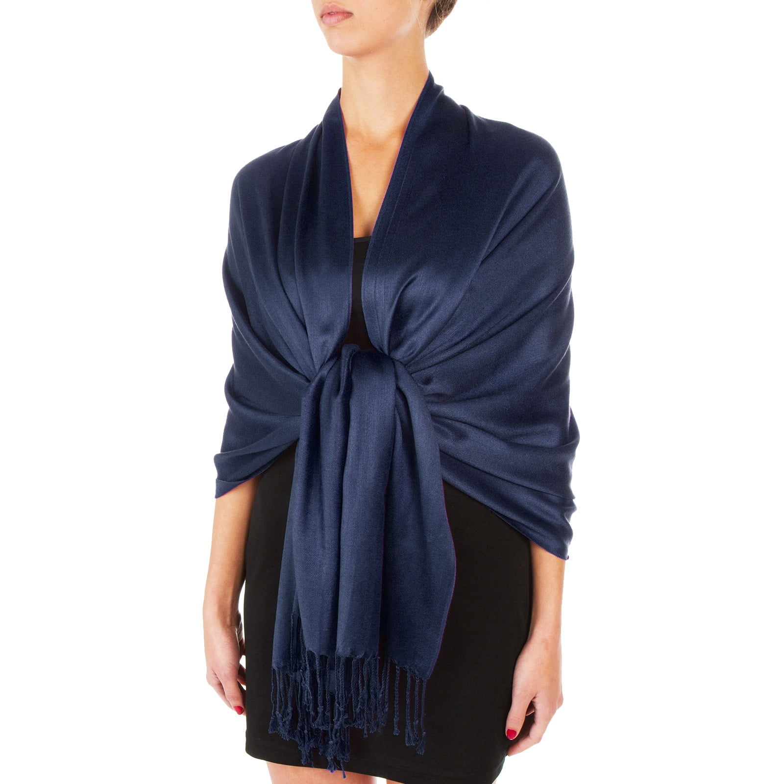 YOUSNH Solid Color Scarf Sweet Wind Imitation Scarf Warm Neck Scarf ...