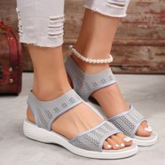 Sandals Women Women'S Ladies Fashion Vintage Outdoor Hollow Out Zip Up ...