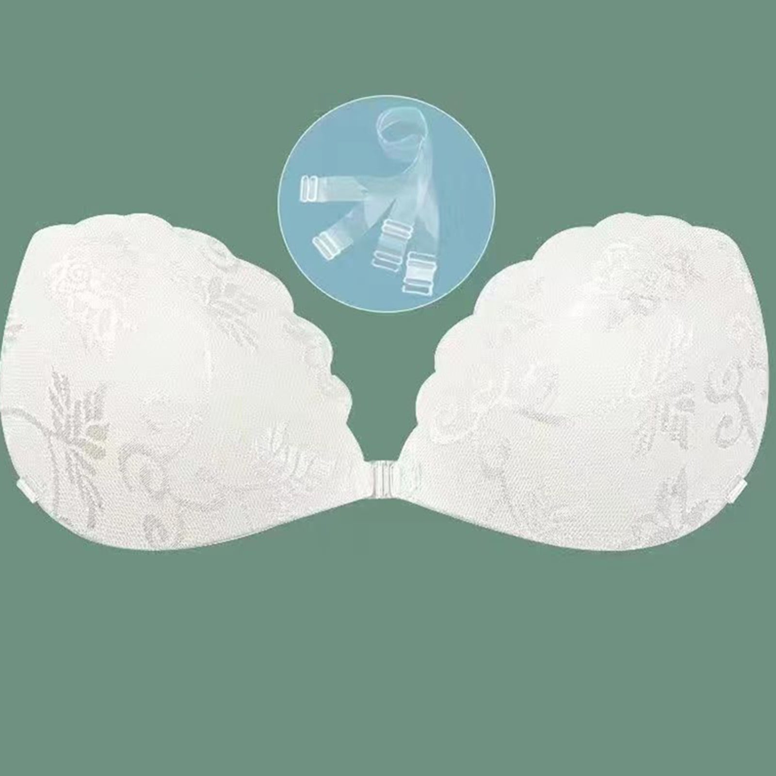 YOUSNH Women's Adhesive Bra Push up Strapless Bra Adhesive Bra Backless ...