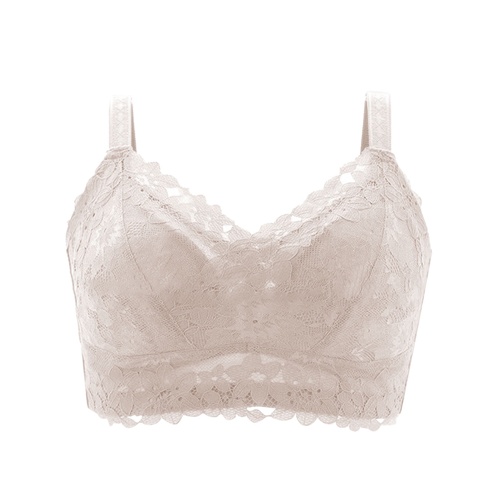 YOUSNH Women's Solid Color Ultra Thin Bra Anti Sag Minimizing Effect ...