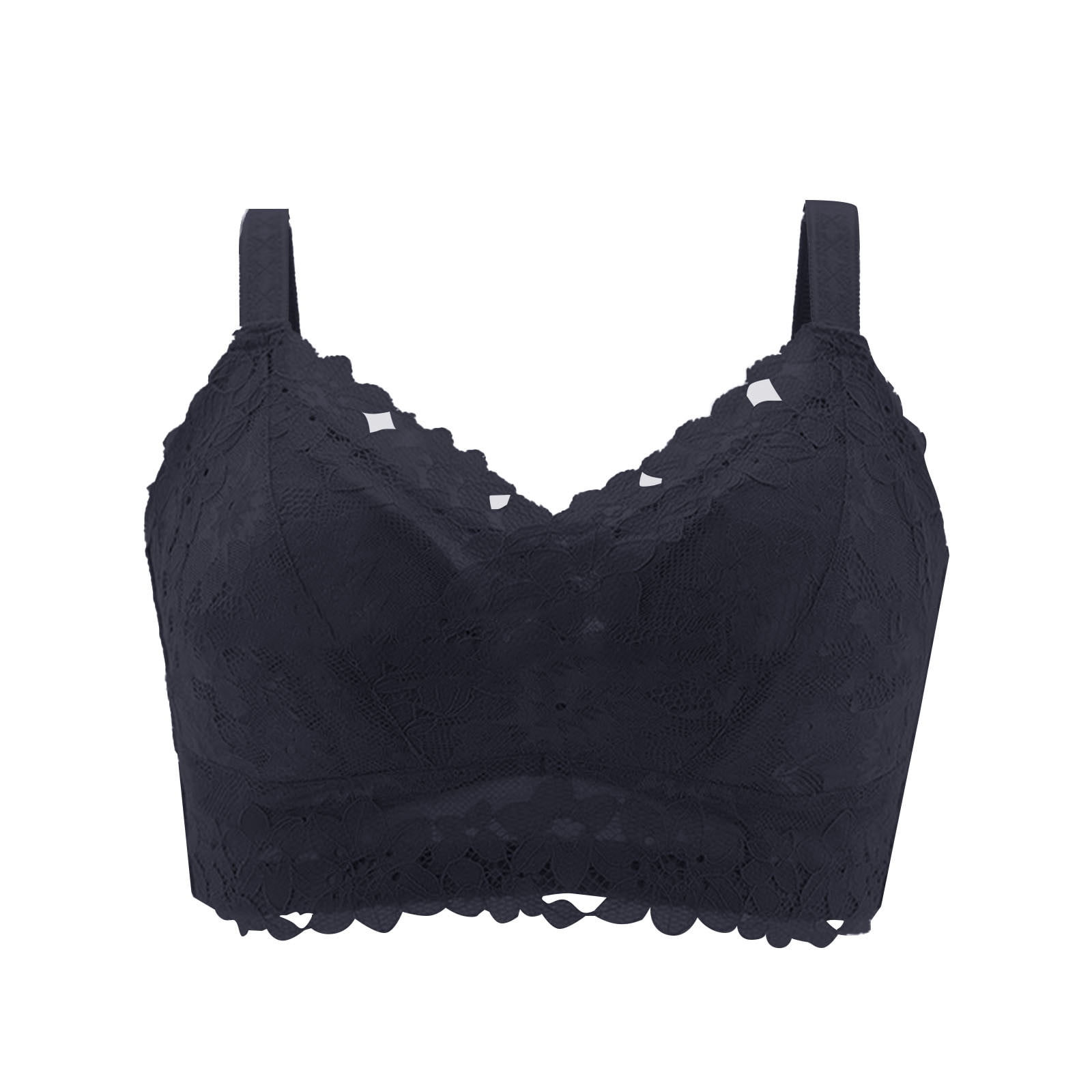 YOUSNH Women's Solid Color Ultra Thin Bra Anti Sag Minimizing Effect ...