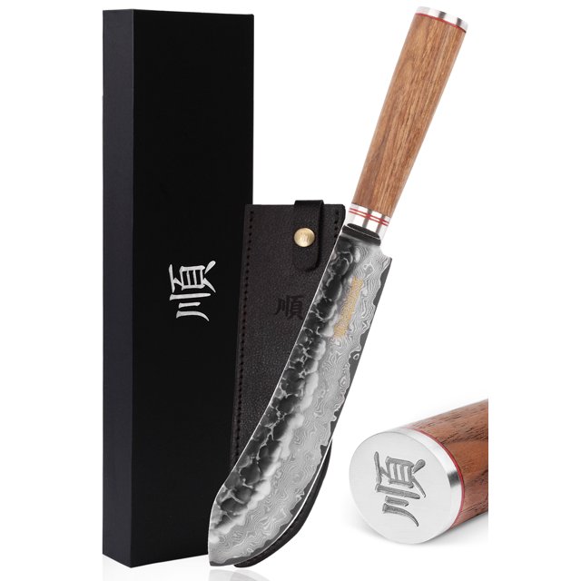 YOUSUNLONG Breaking Knives 8 inch - Butcher Knife Japanese Hammered ...