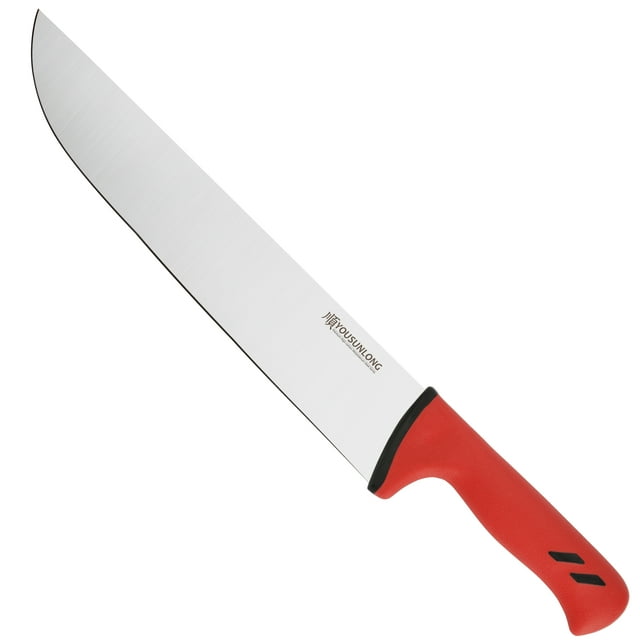 YOUSUNLONG Butcher Knife 12 Inch - Meat Cleaver Premium High-carbon ...