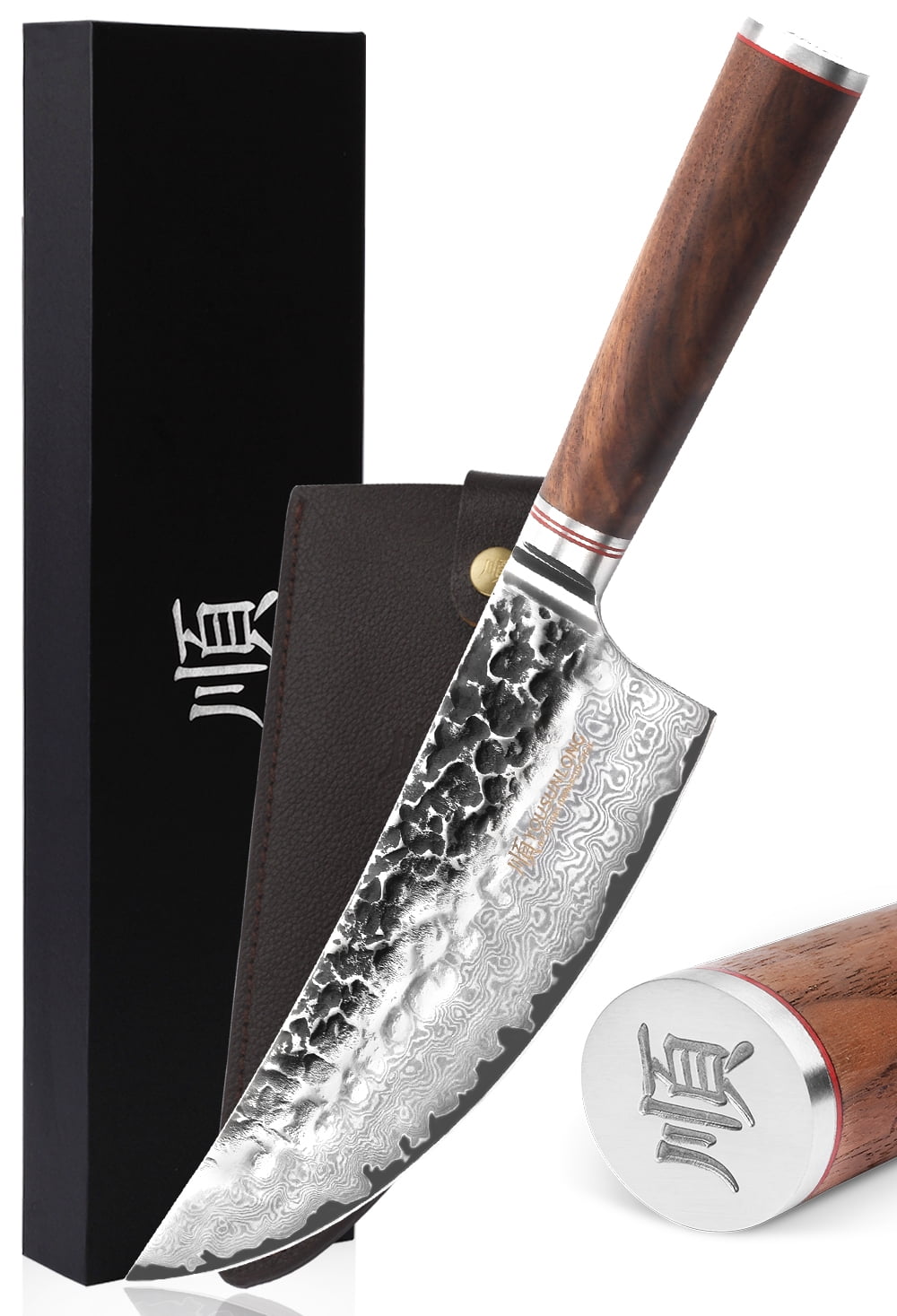 Free Shipping! YOUSUNLONG Cleaver Knife 8 Inch - Butcher Knife Japanese ...
