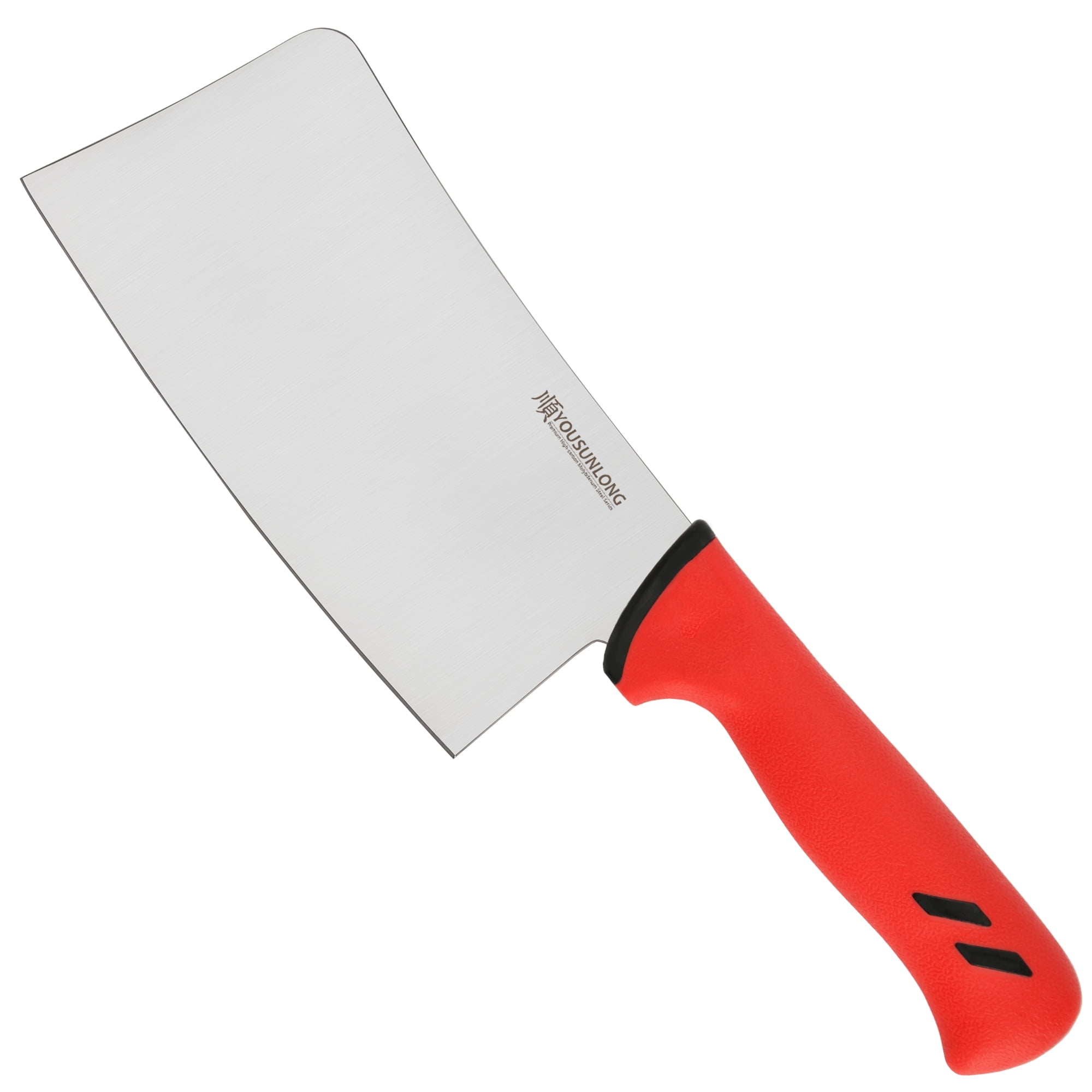YOUSUNLONG 7-inch Meat Cleaver - High Carbon Molybdenum Steel Bone ...