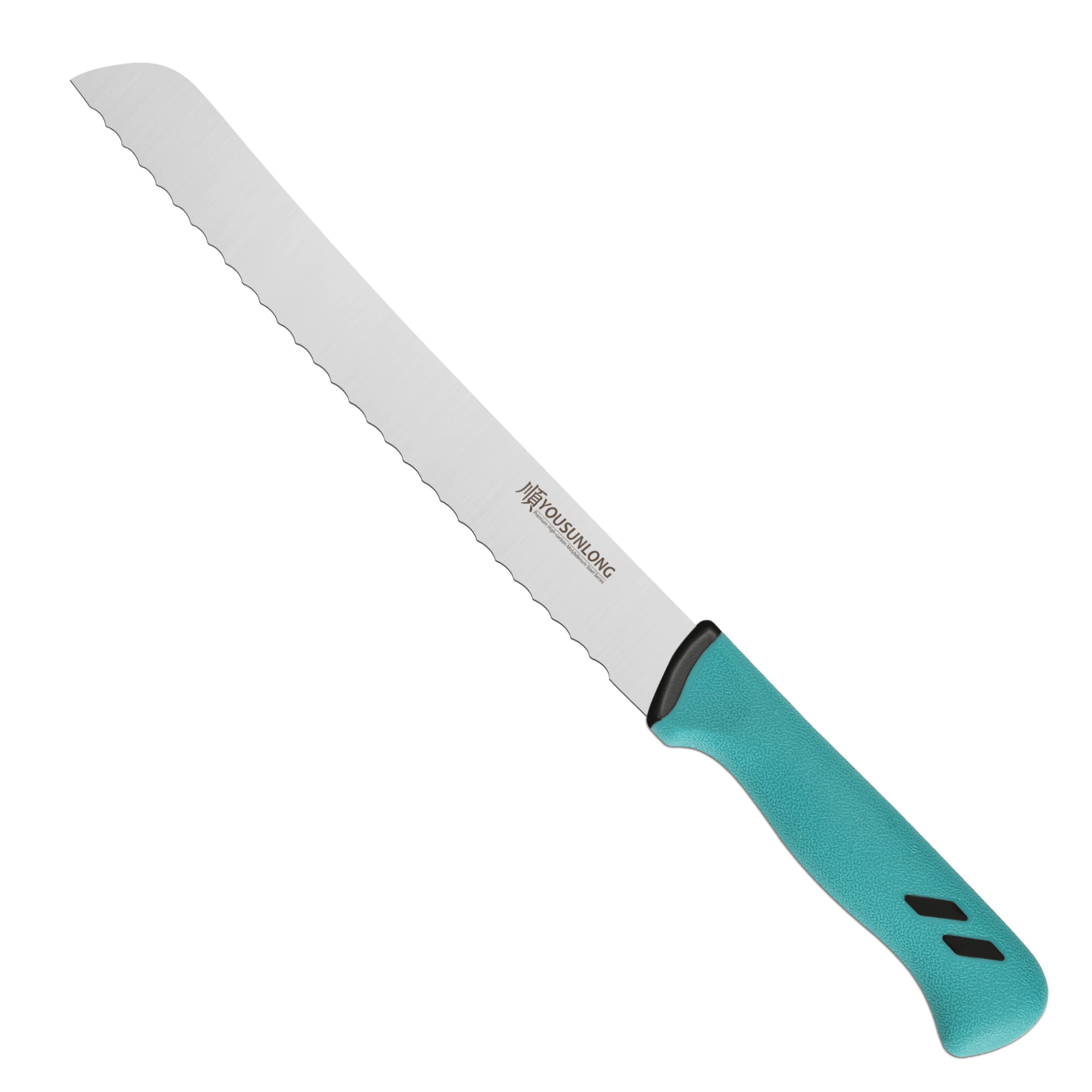 YOUSUNLONG Serrated Bread Knife 10 Inch - Bread Slicing Knife for ...