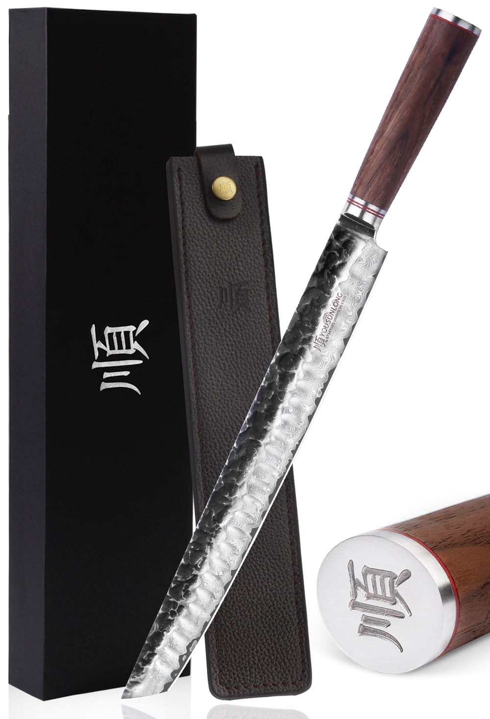 YOUSUNLONG Professional Sujihiki Knife 13 Inch - Premium Japanese ...