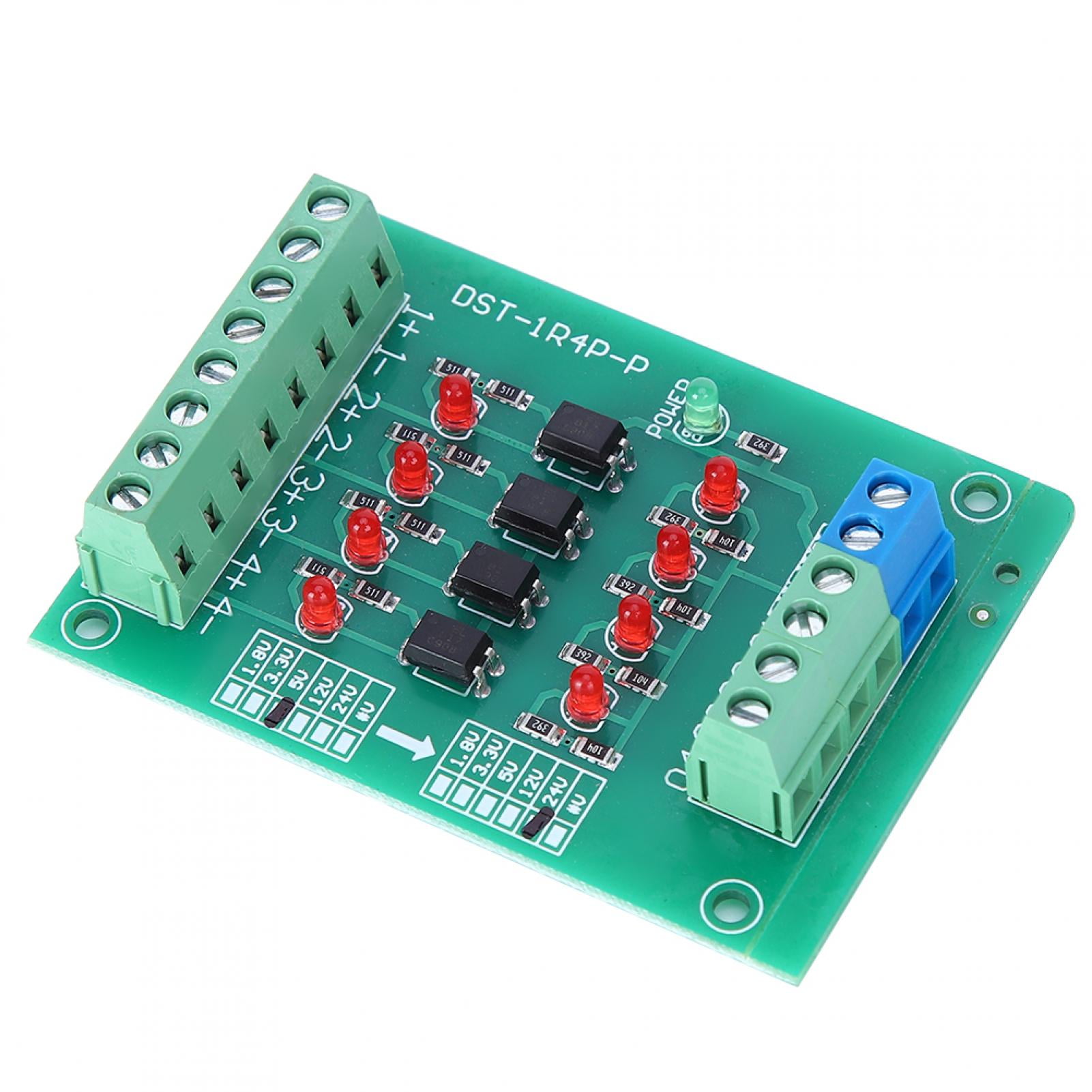 YOUTHINK 4 Channel Optocoupler Isolation Module PLC Voltage Conversion ...