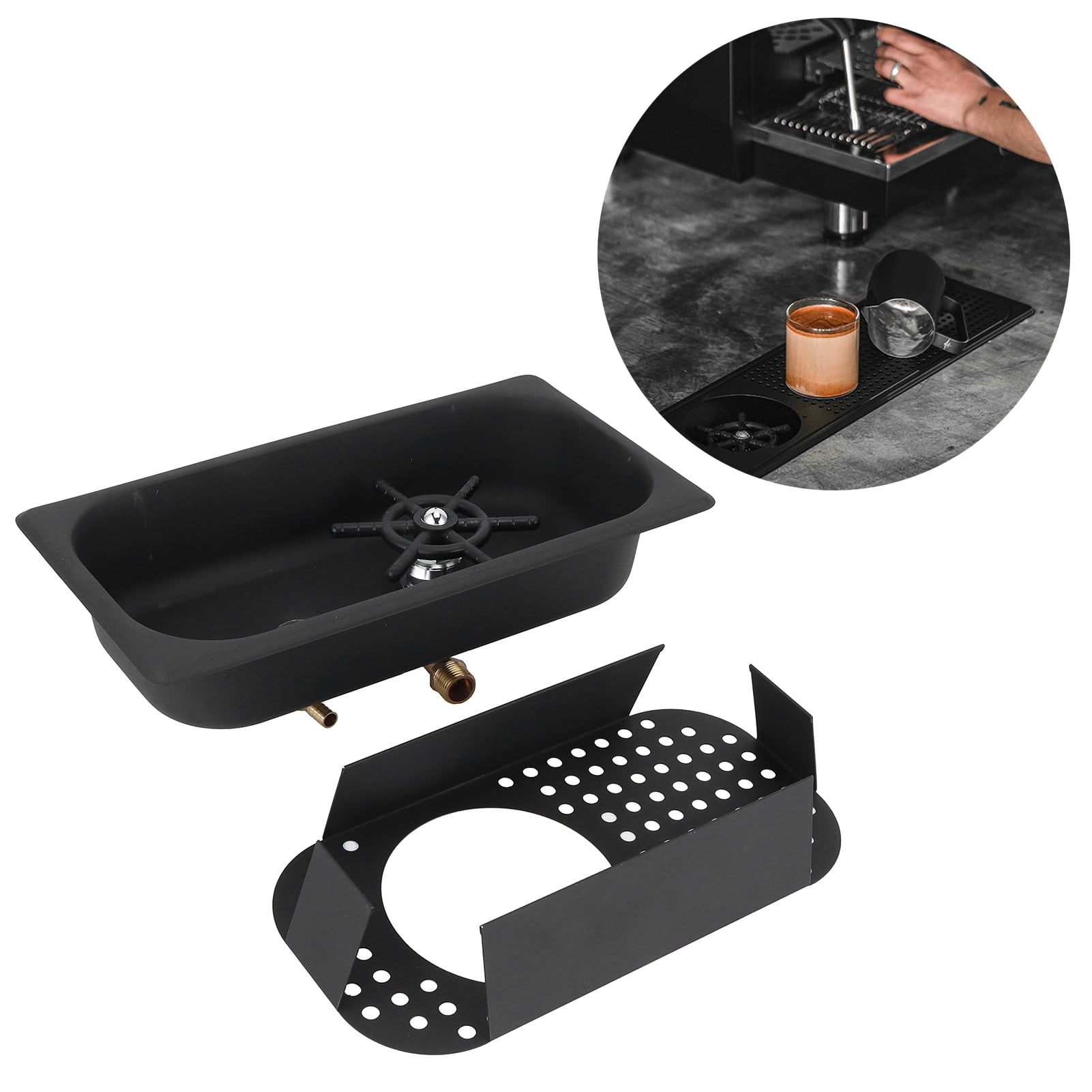 YOUTHINK Bar Accessory,Cup Rinser,Cup Washing Machine Stainless Steel ...