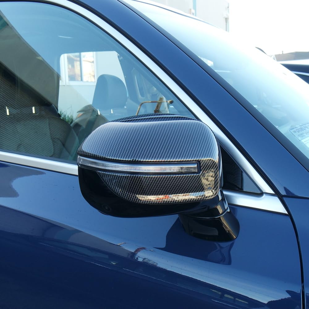 YOUTOOCAR Carbon Fiber Pattern DHF10 Exterior Mirror Cover Side Rear ...