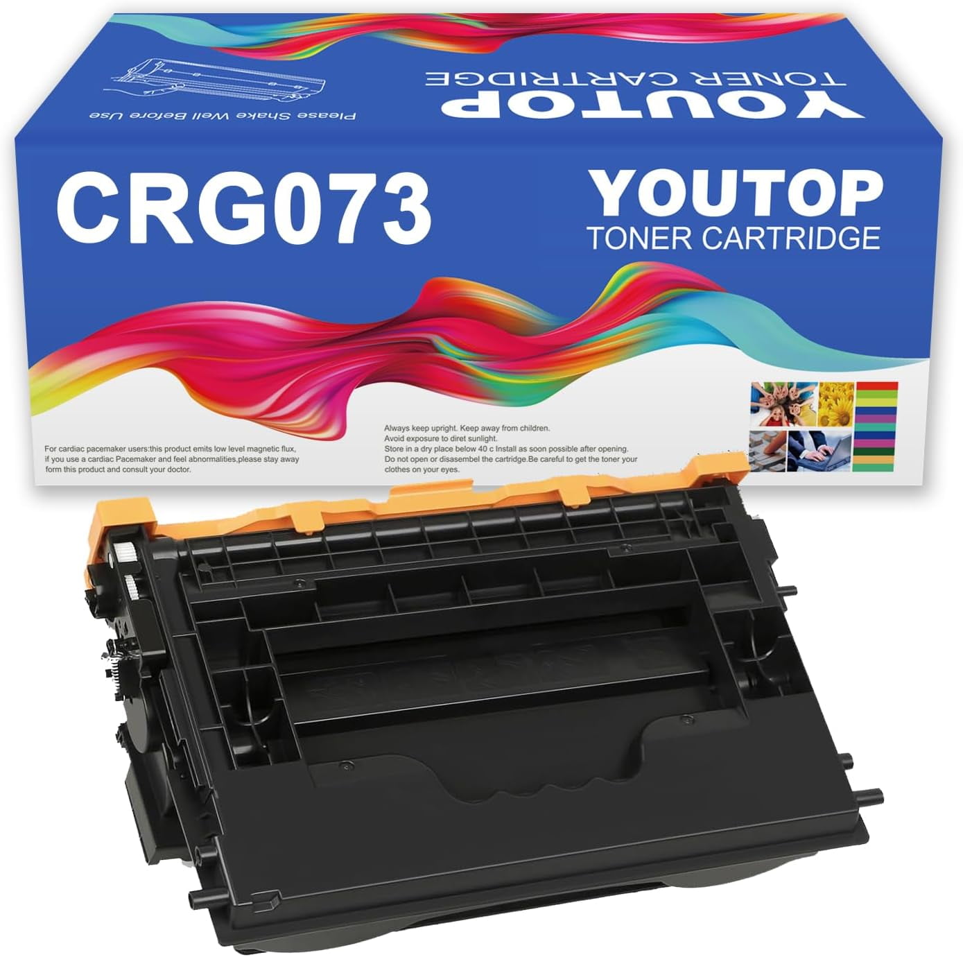 YOUTOP 073 CRG-073 Black Toner Cartridge Replacement for Canon CRG 073 ...