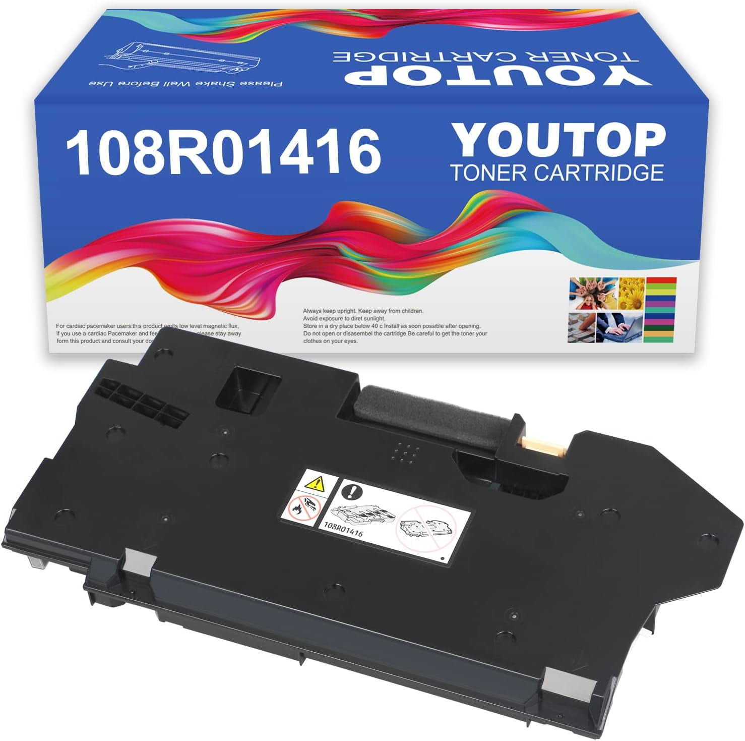 YOUTOP 1PK 6510 6515 H625 H825 S2825 Waste Toner Cartridge Compatible ...