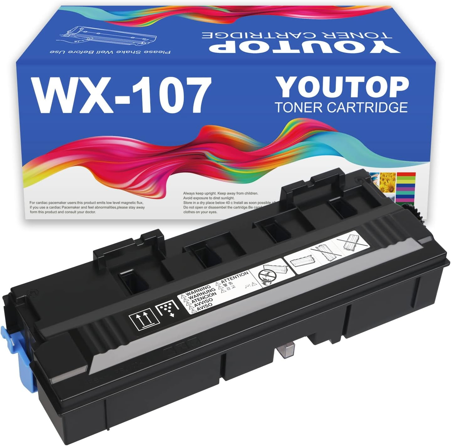 YOUTOP 1PK WX-107 WX107 Waste Toner Box Replacement for Konica Minolta ...