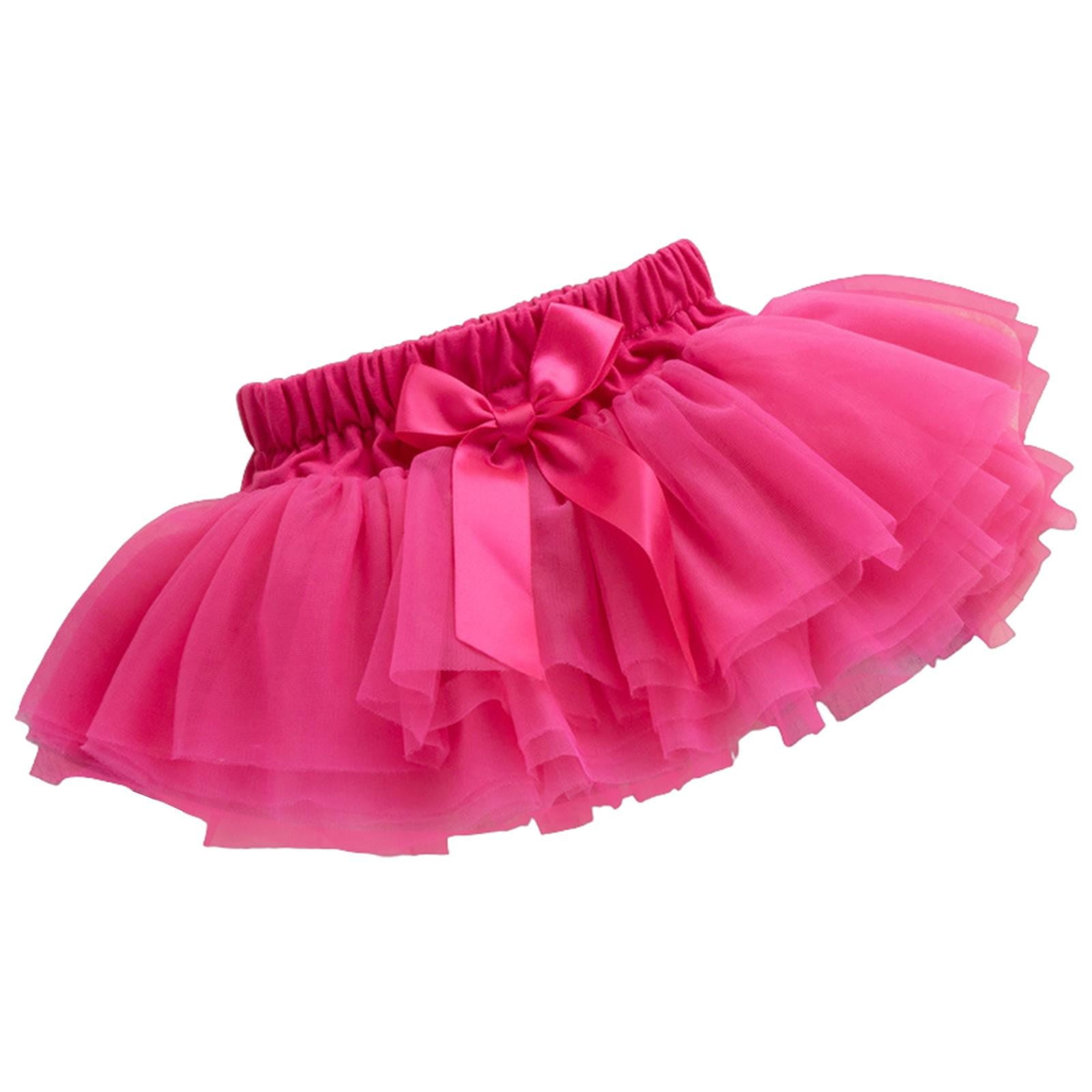 YOUYEDIAN 2025 Summer Skirts for Girls Tulle Girls Tutu Skirt Hot Pink ...