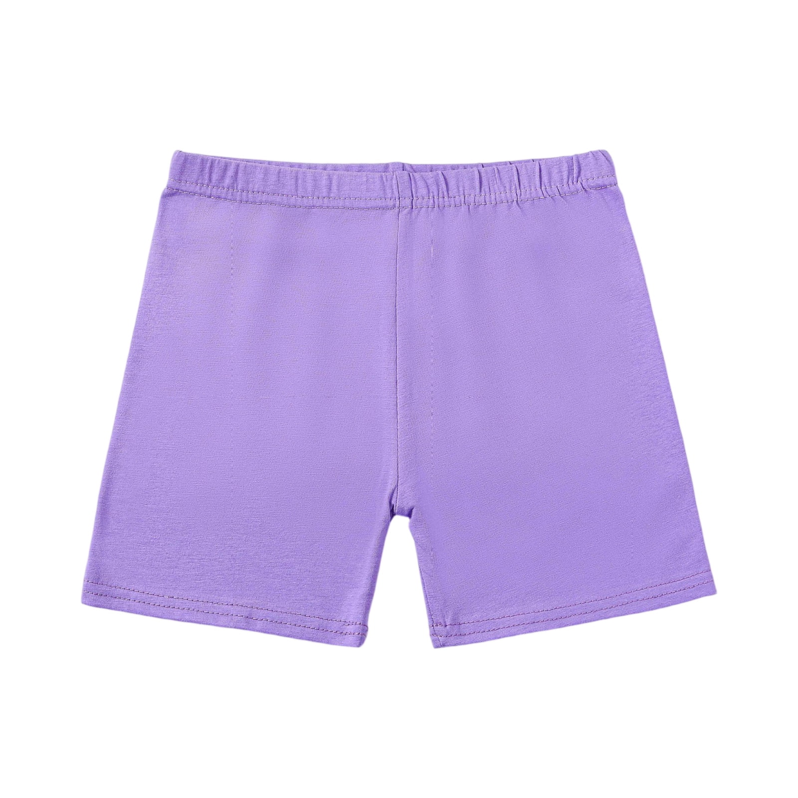 YOUYEDIAN Girls Basic Biker Shorts Cotton Toddlers Cartwheel Dance Yoga ...